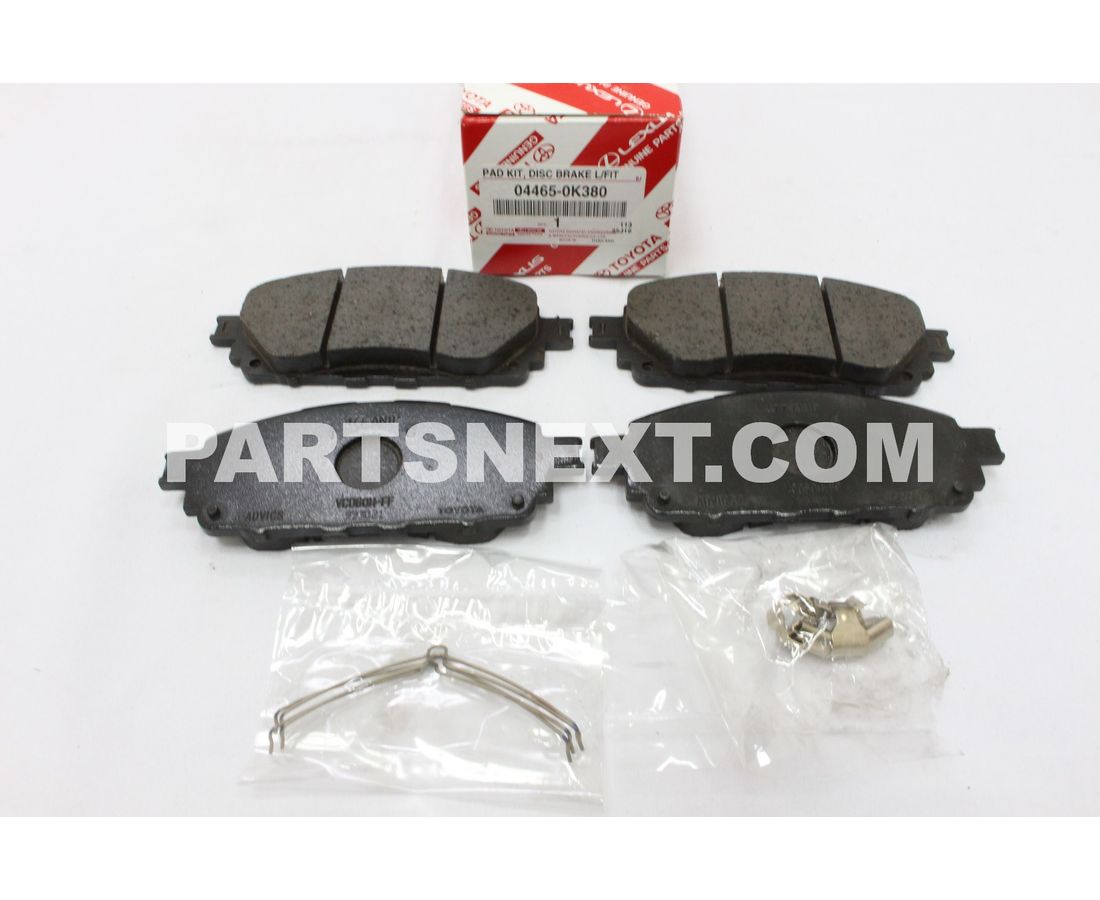 Toyota :: 04465-0K380 PAD KIT DISC BRAKE