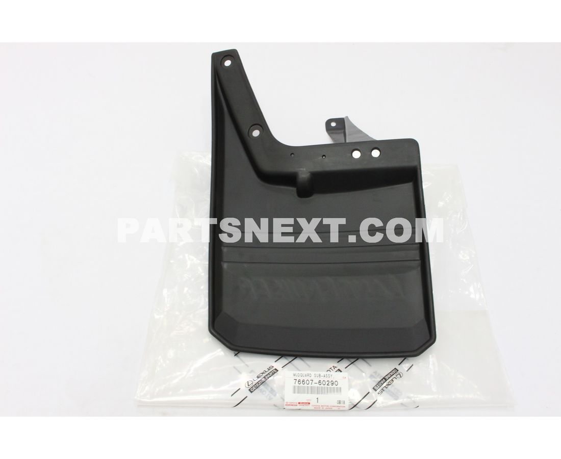 Toyota :: 76607-60290 MUDGUARD SUB-ASSY, QUARTER PANEL, REAR RH