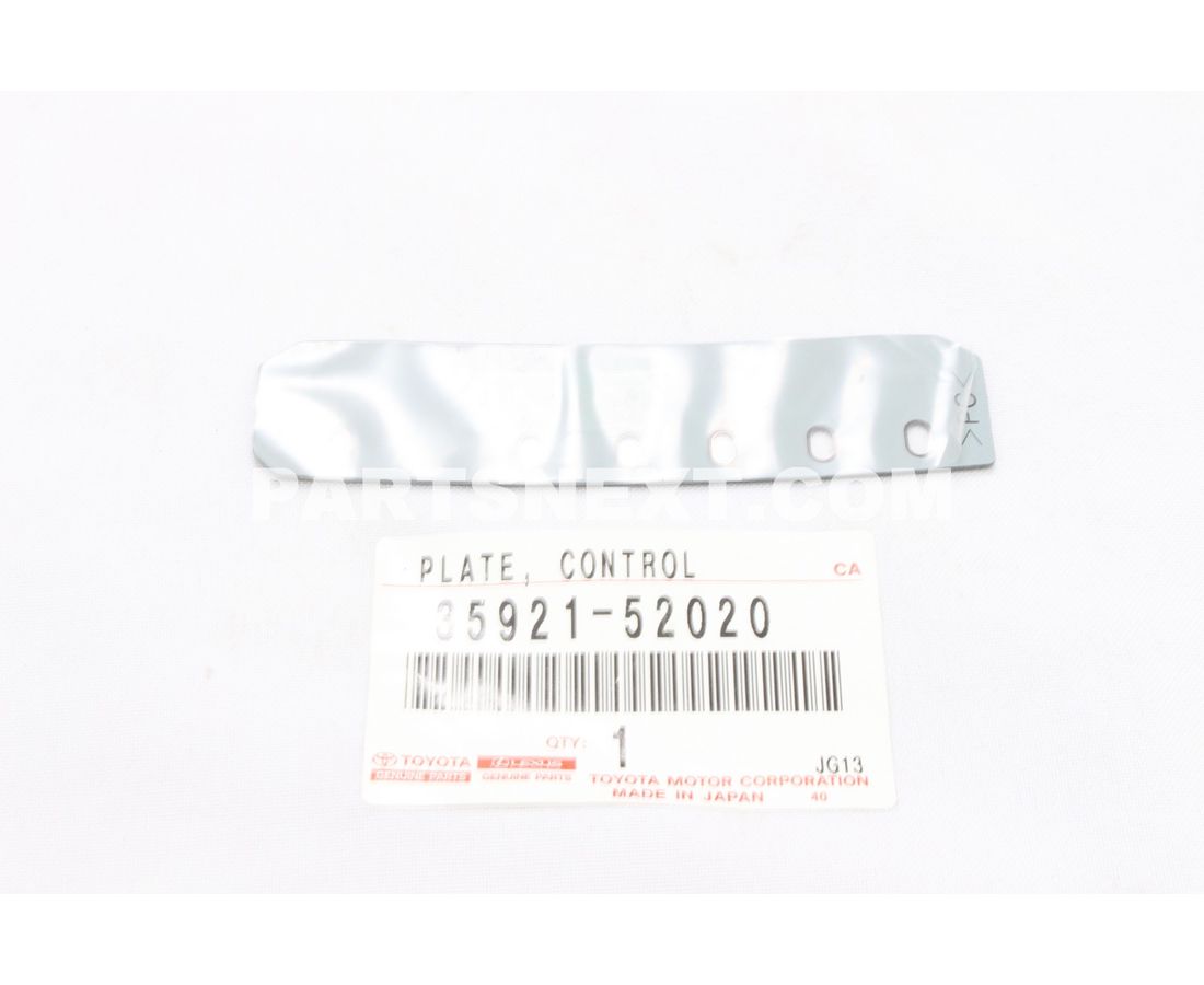Toyota :: 35921-52020 PLATE, CONTROL POSITION INDICATOR