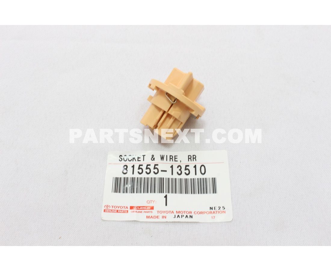 Toyota :: 81555-13510 SOCKET & WIRE SUB-ASSY, REAR COMBINATION LAMP, RH/LH