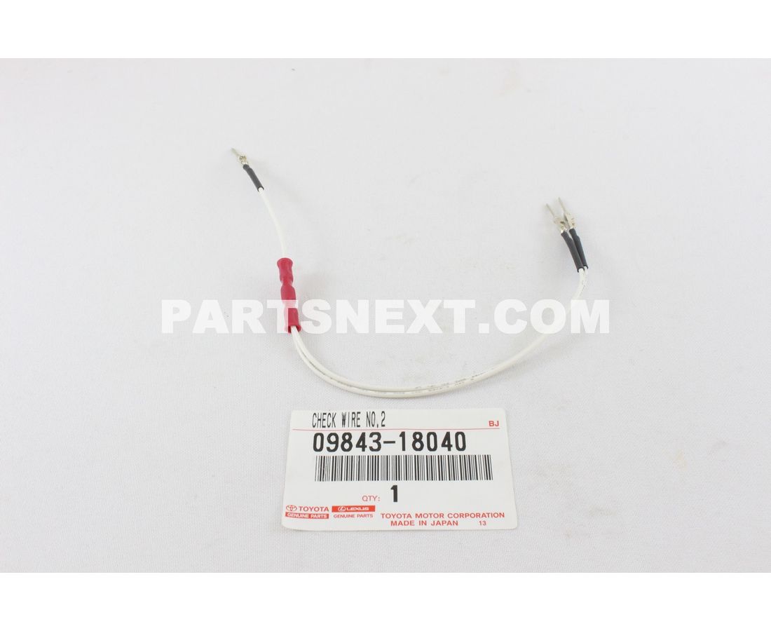 Toyota :: 09843-18040 CHECK WIRE NO.2