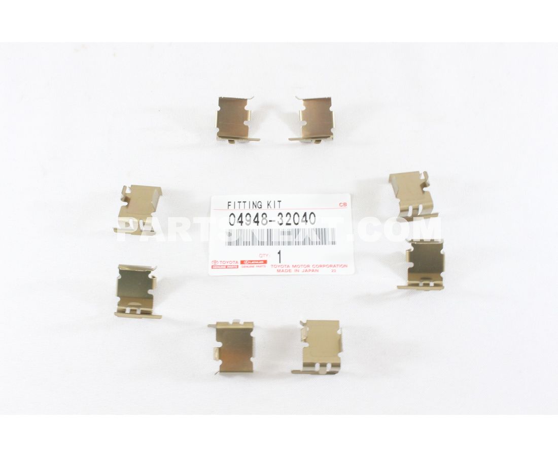 Toyota :: 04948-32040 FITTING KIT, DISC BRAKE, REAR