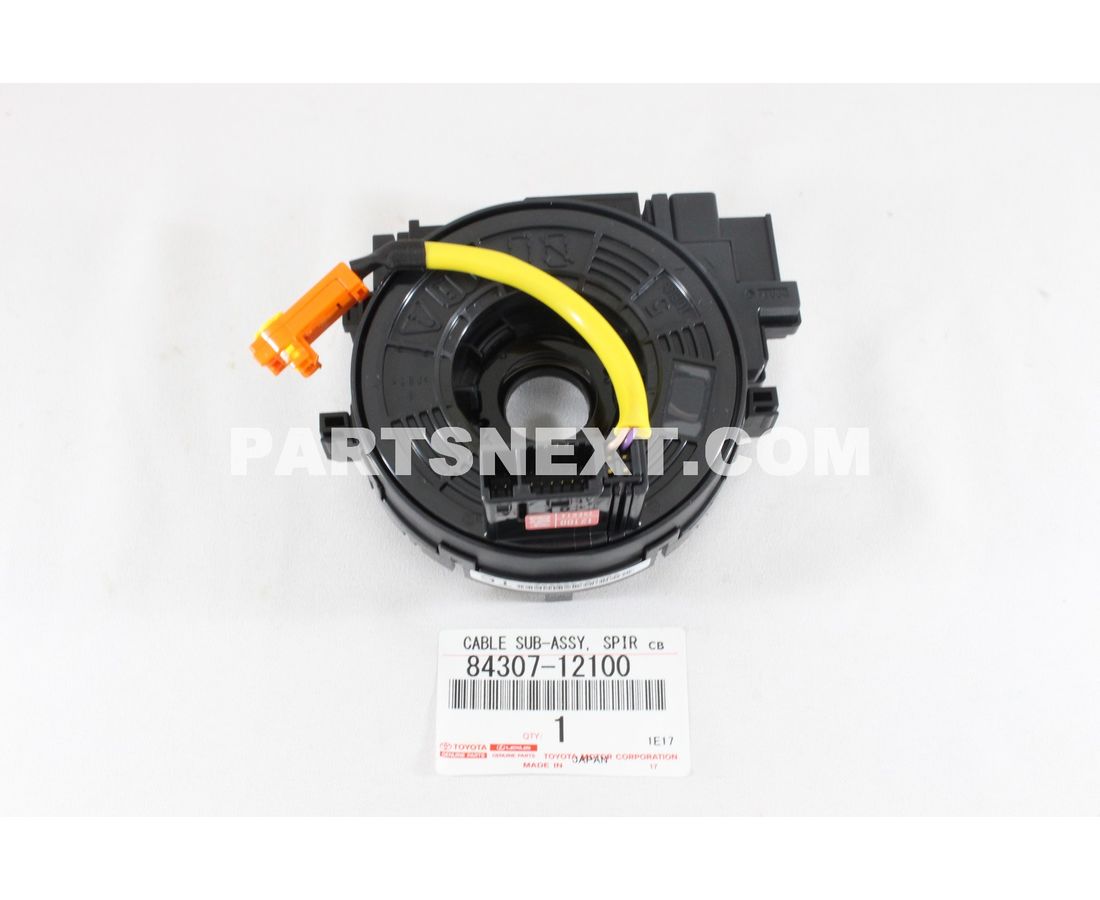 Toyota :: 84307-12100 CABLE SUB-ASSY, SPIRAL W/SENSOR