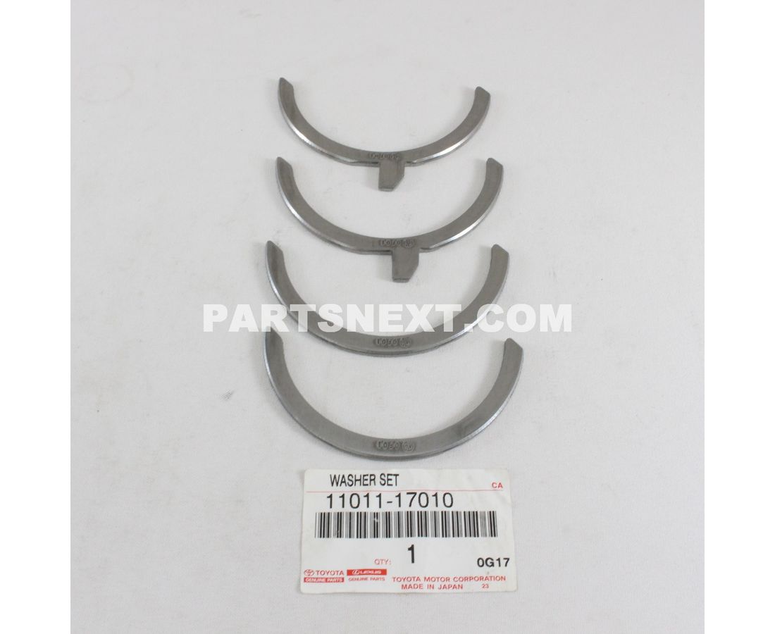 Toyota :: 11011-17010 WASHER SET, CRANKSHAFT THRUST