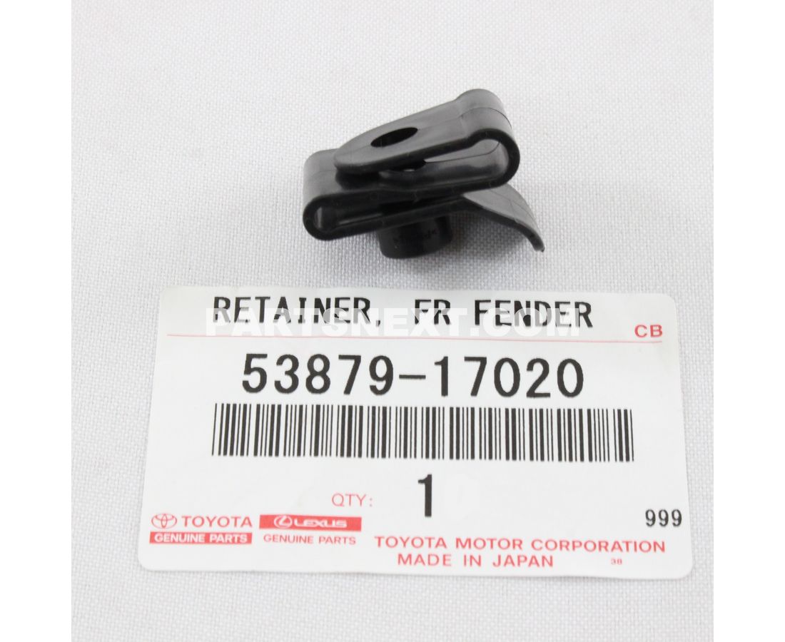 Toyota :: 53879-17020 RETAINER, FRONT FENDER LINER