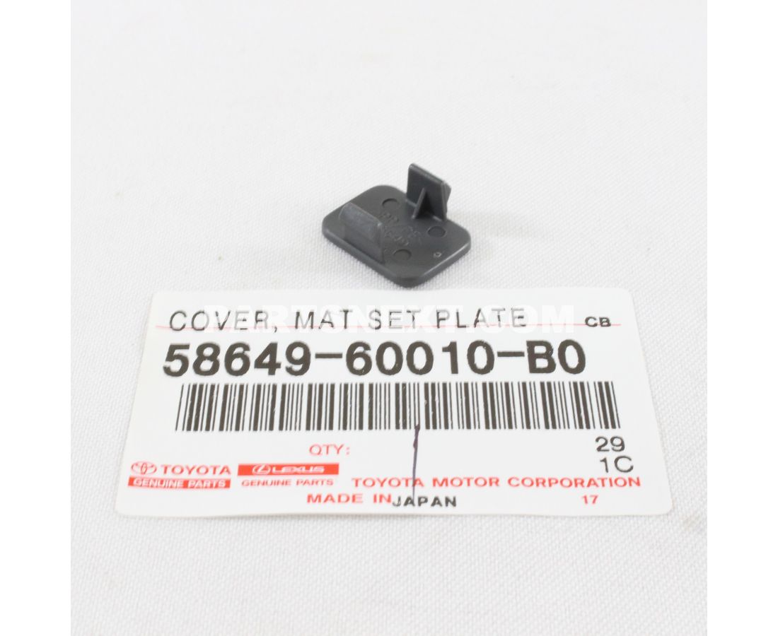 Toyota :: 58649-60010-B0 COVER, MAT SET PLATE