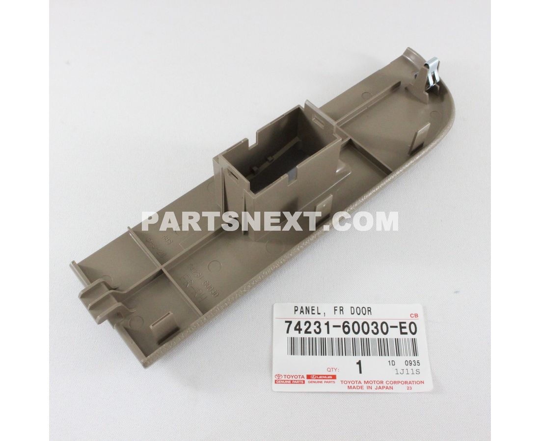 Toyota :: 74231-60030-E0 PANEL, FRONT ARMREST BASE, UPPER RH