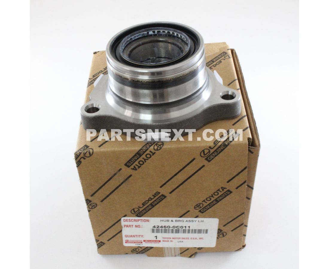 Toyota :: 42460-0C011 HUB & BEARING ASSY, REAR AXLE, LH
