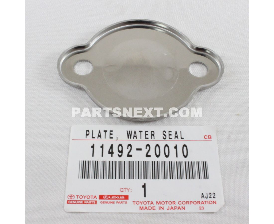 Toyota :: 11492-20010 PLATE, WATER SEAL