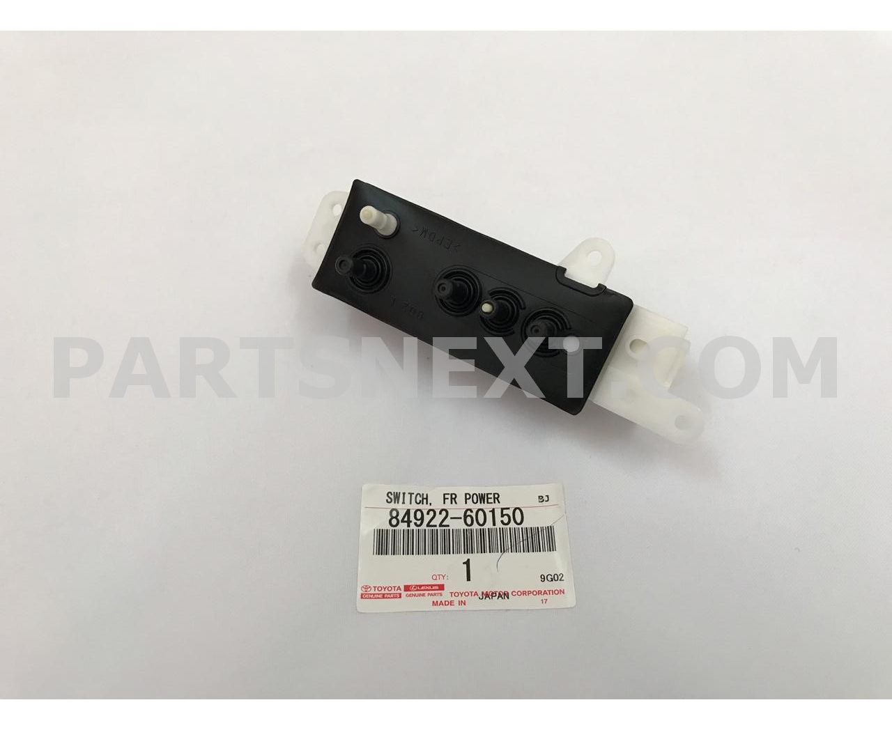 Toyota :: 84922-60150 SWITCH, FRONT POWER SEAT
