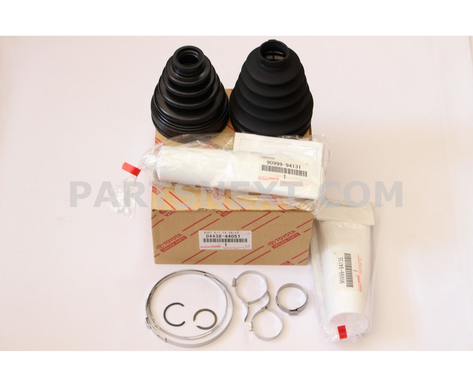 Toyota :: 04438-44051 BOOT KIT, FRONT DRIVE SHAFT, IN & OUTBOARD, RH/LH