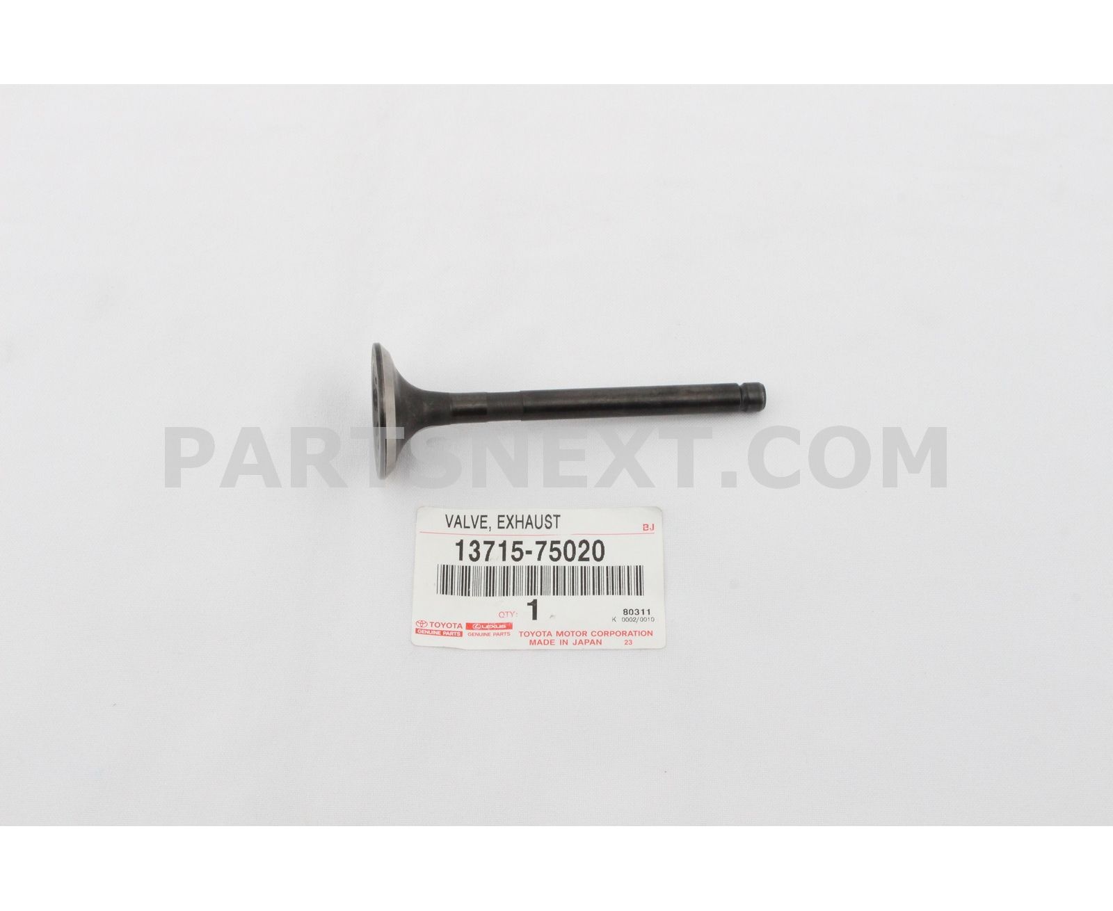 Toyota :: 13715-75020 VALVE, EXHAUST
