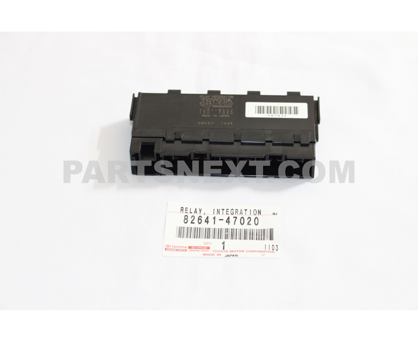 Toyota :: 82641-47020 RELAY, INTEGRATION NO.1