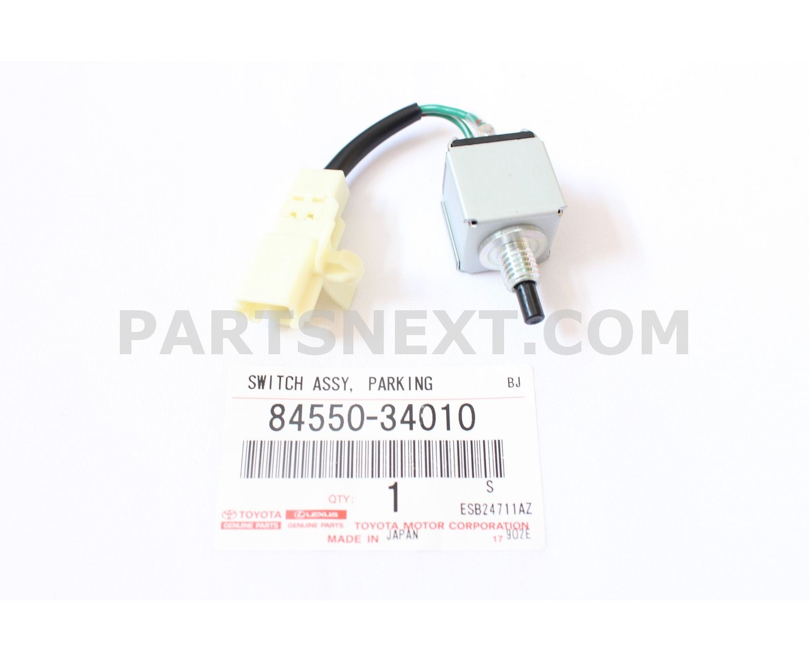 Toyota :: 84550-34010 SWITCH ASSY, PARKING BRAKE