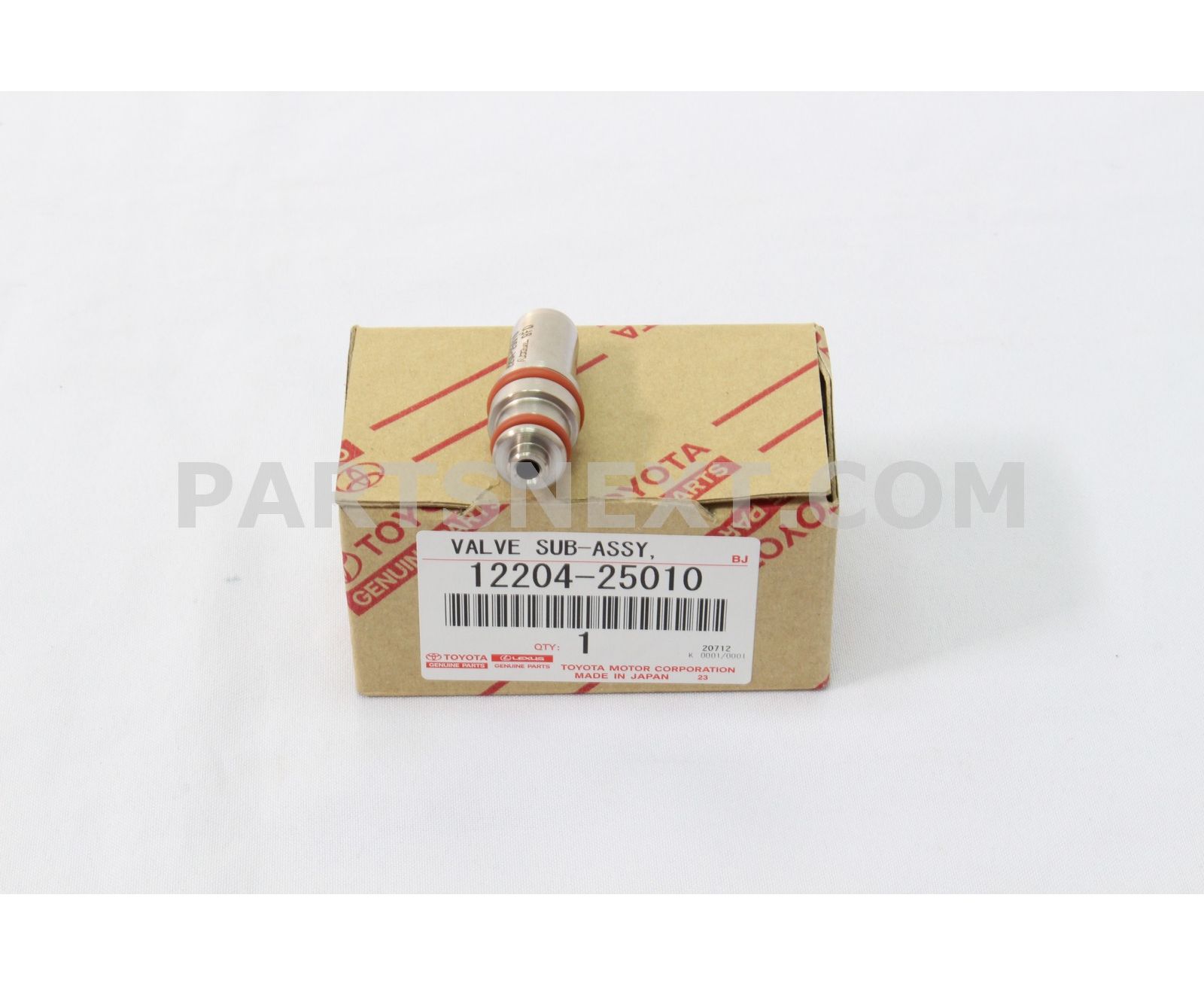 Toyota :: 12204-25010 VALVE SUB-ASSY