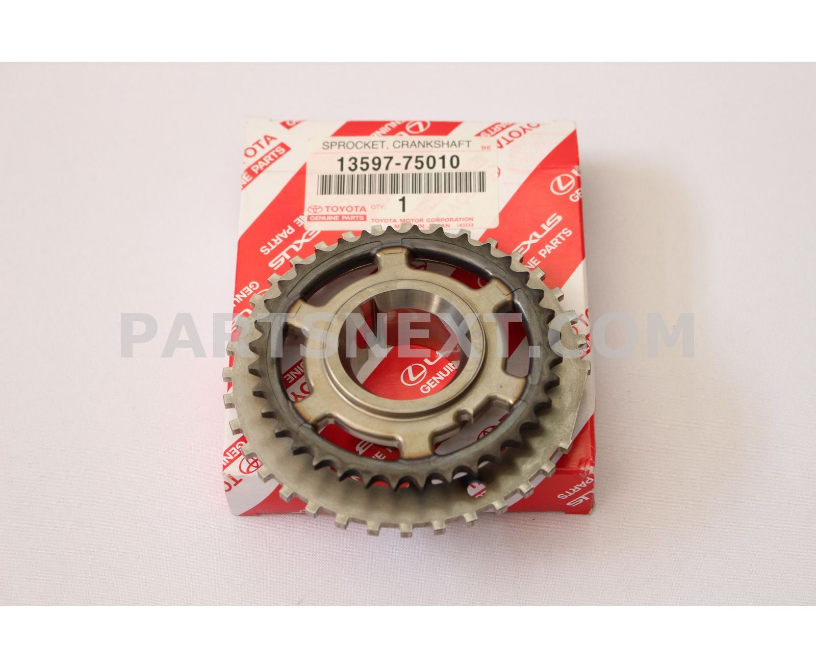 Toyota :: 13597-75010 SPROCKET, CRANKSHAFT TIMING, NO.2