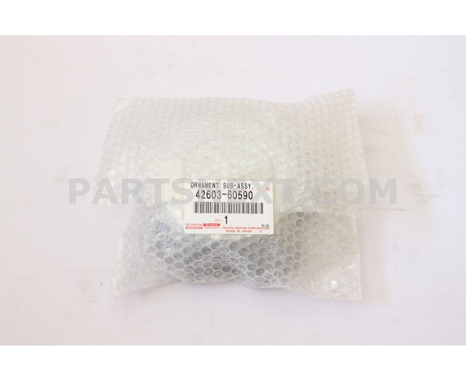 Toyota :: 42603-60590 ORNAMENT SUB-ASSY, WHEEL HUB(FOR FRONT)