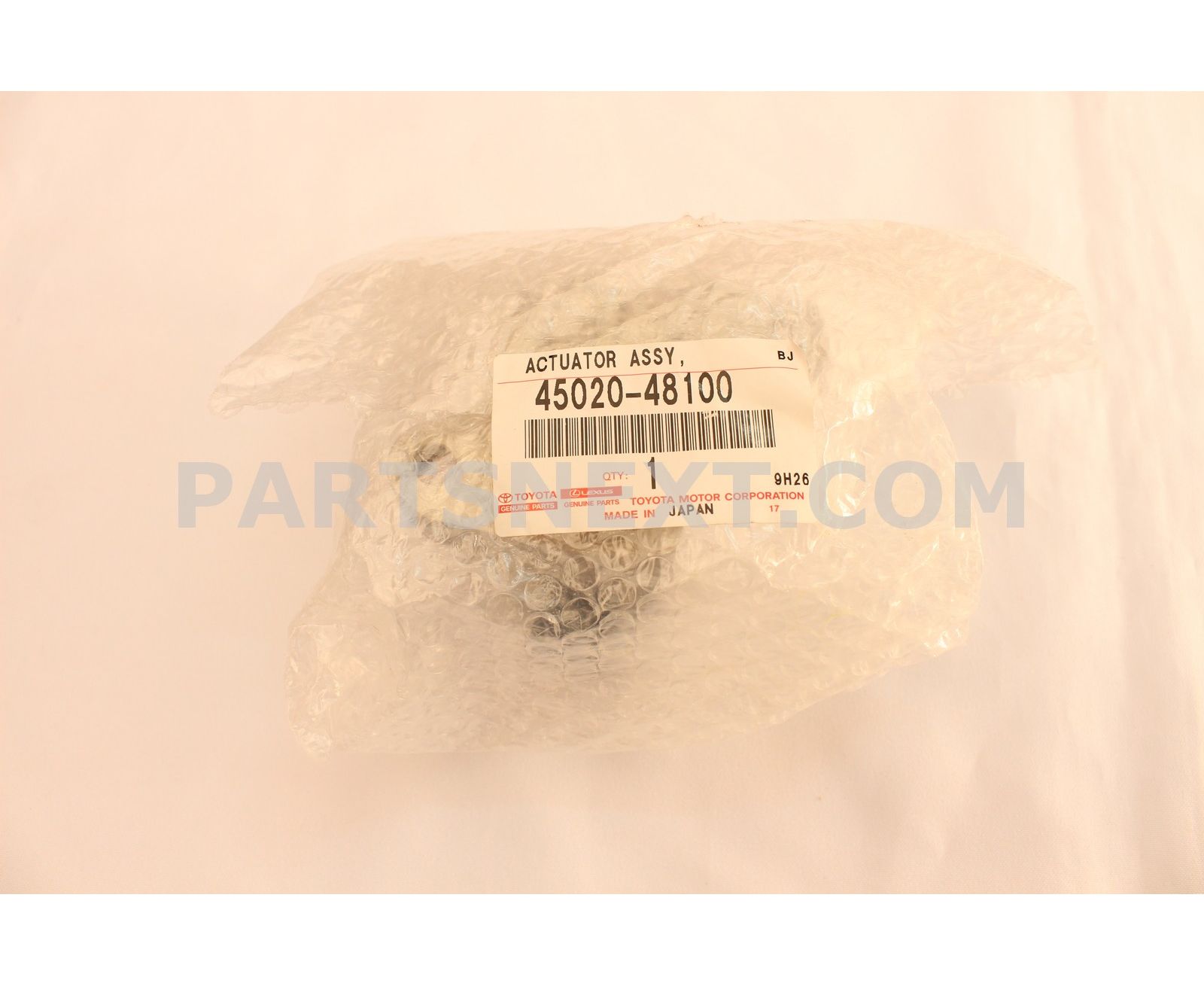 Toyota :: 45020-48100 ACTUATOR ASSY, STEERING LOCK