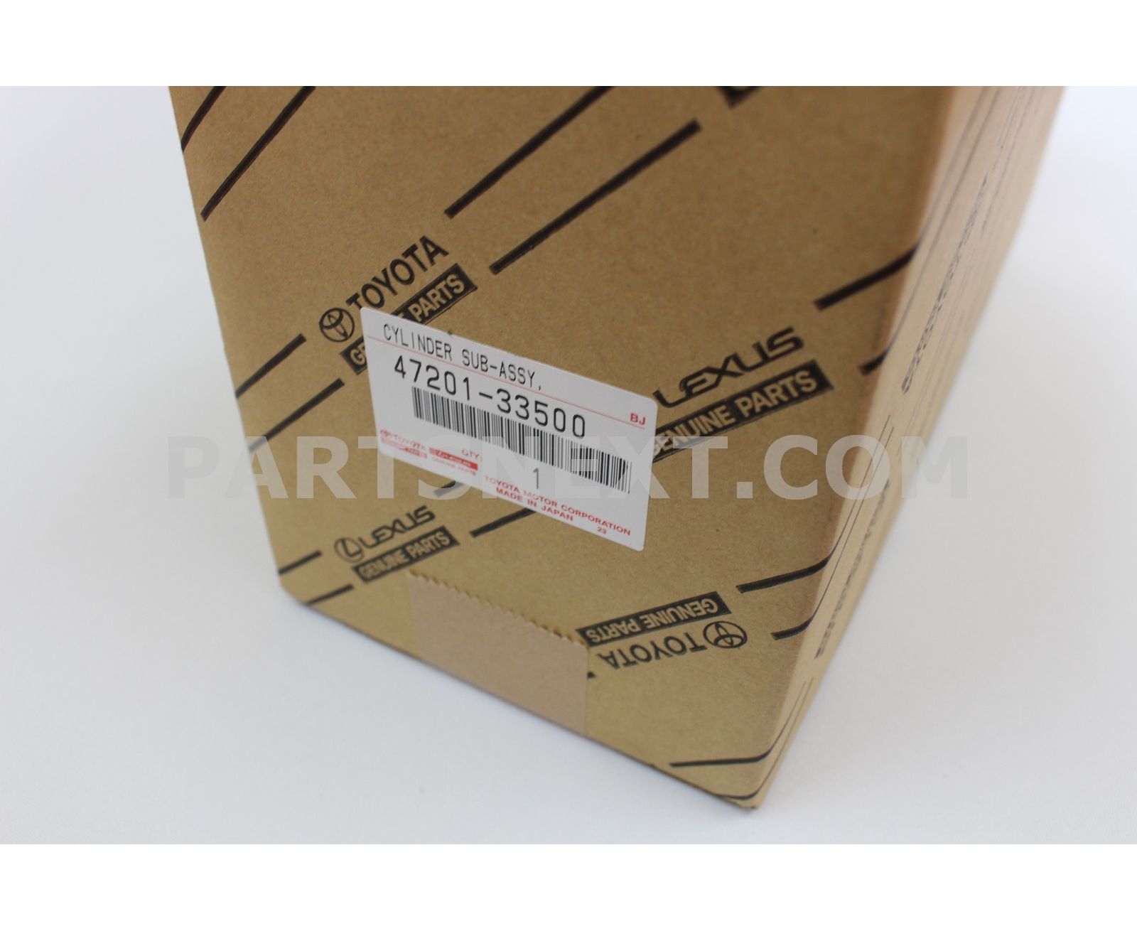 Toyota :: 47201-33500 CYLINDER SUB-ASSY, BRAKE MASTER