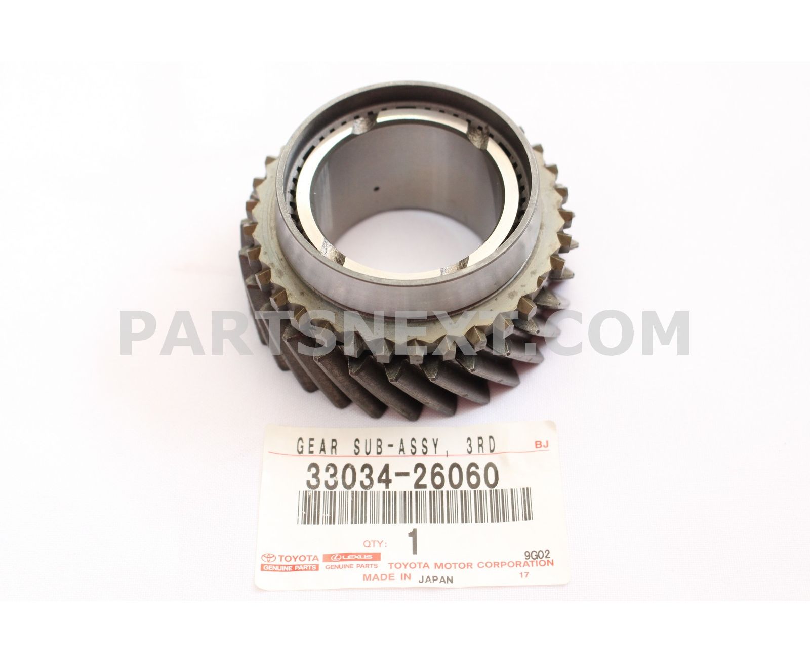 Toyota :: 33034-26060 GEAR, 3RD