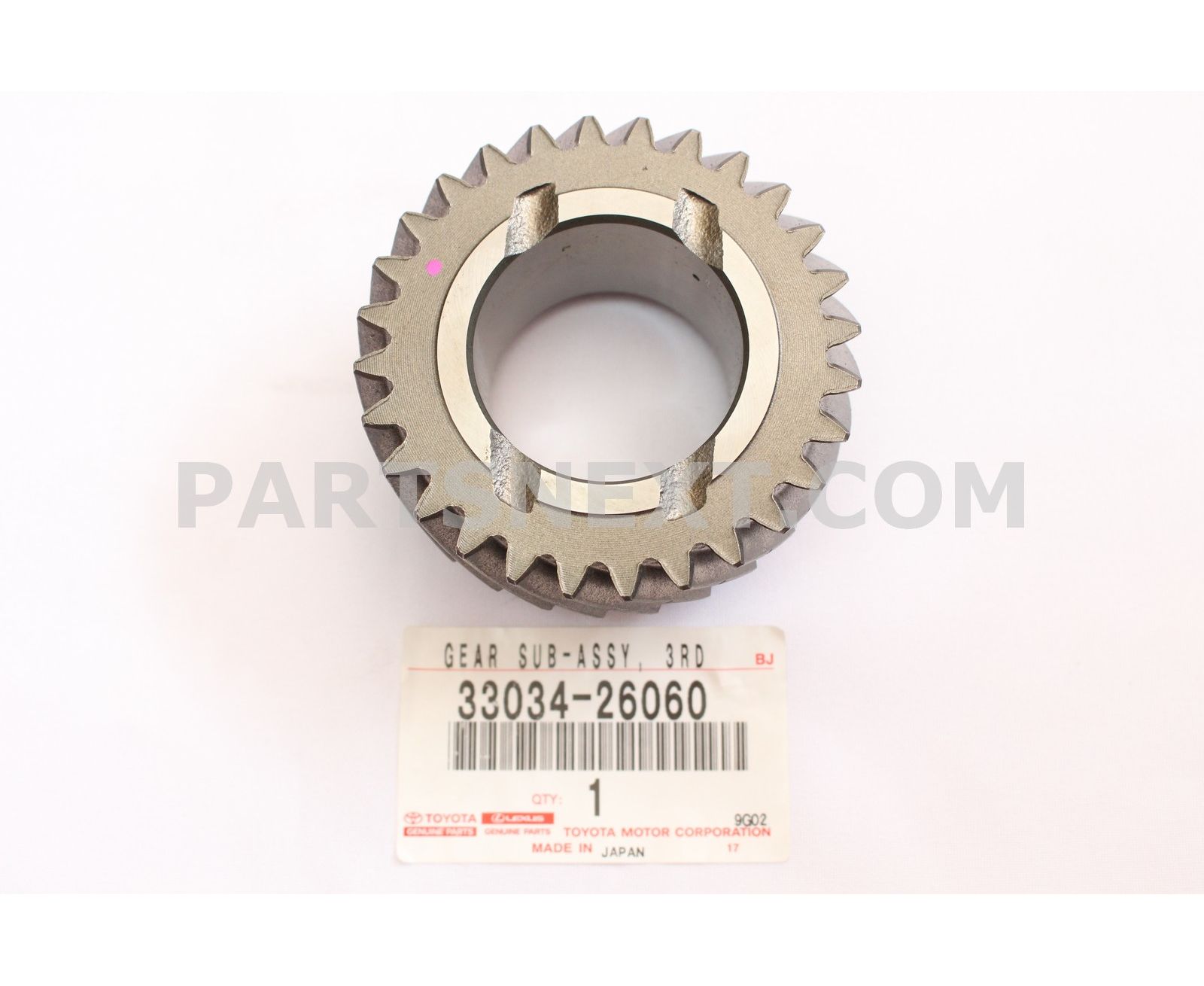 Toyota :: 33034-26060 GEAR, 3RD