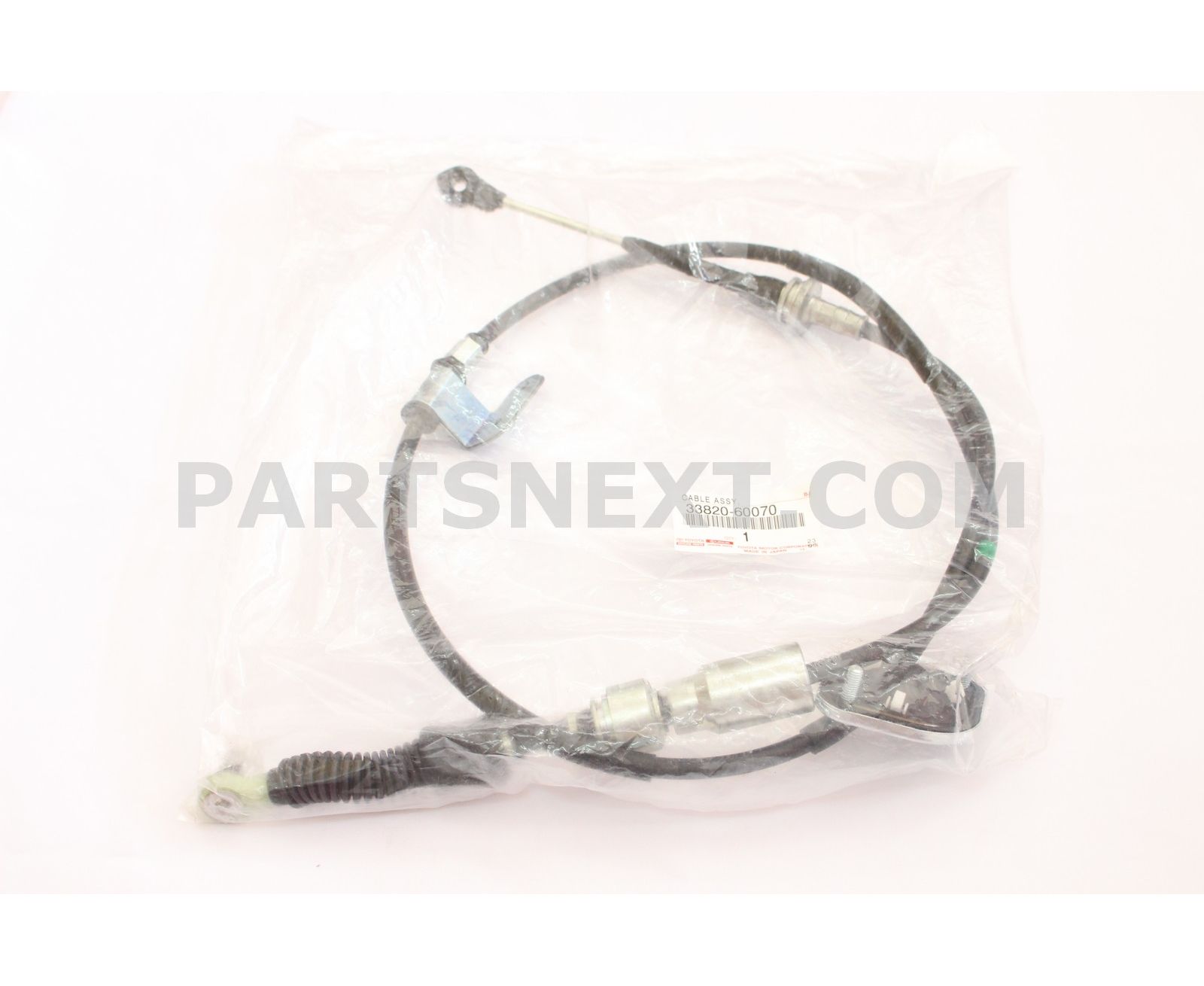 Toyota :: 33820-60070 CABLE ASSY, TRANSMISSION CONTROL