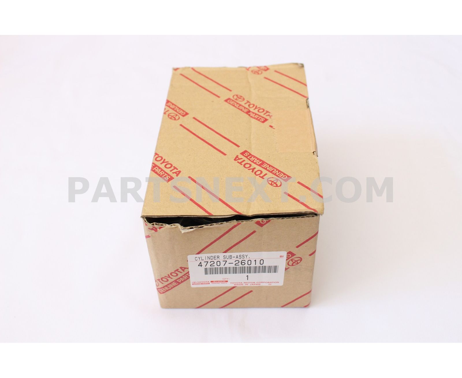 Toyota :: 47207-26010 CYLINDER SUB-ASSY, BRAKE MASTER LESS RESERVOIR TANK