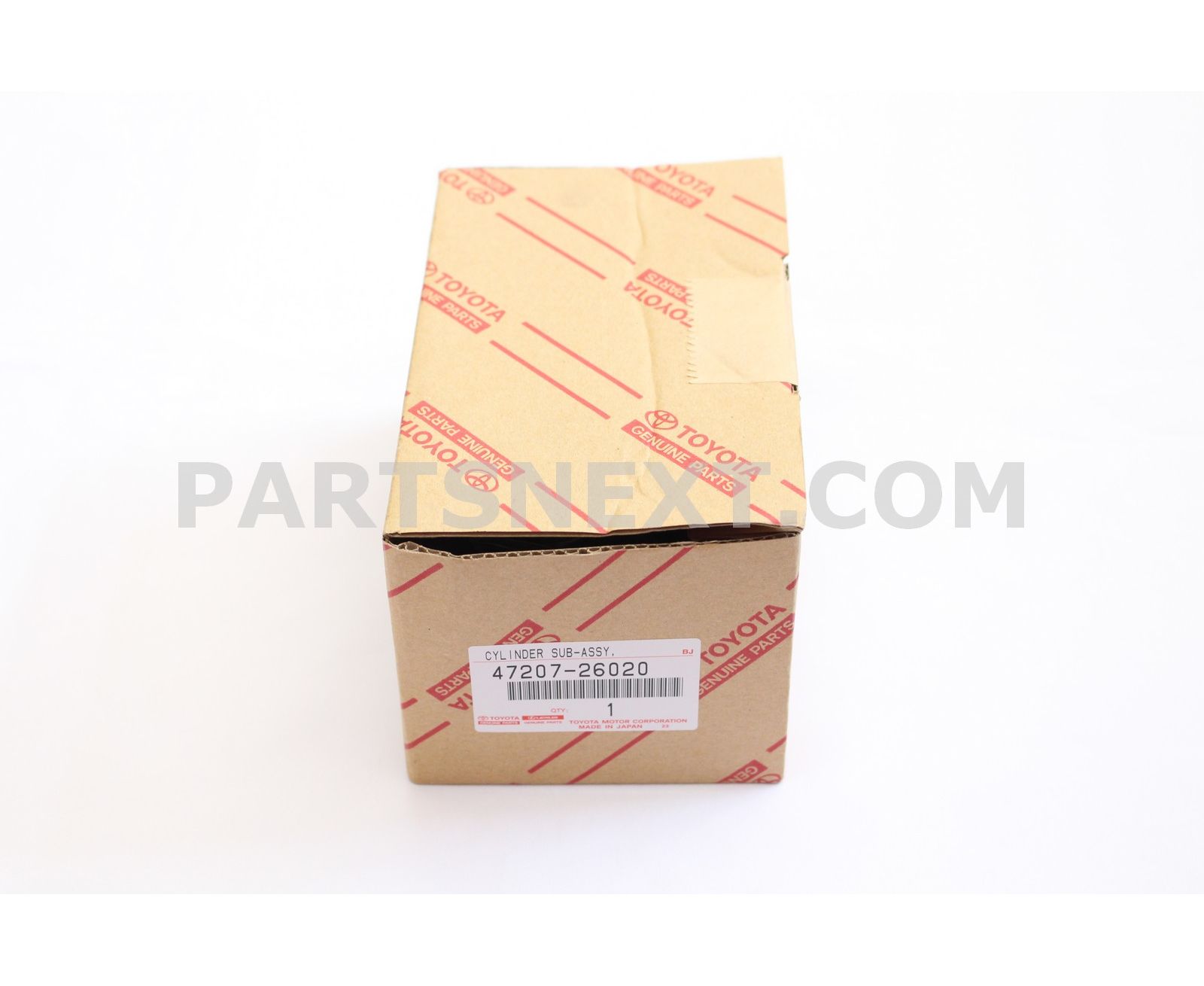 Toyota :: 47207-26020 CYLINDER SUB-ASSY, BRAKE MASTER LESS RESERVOIR TANK