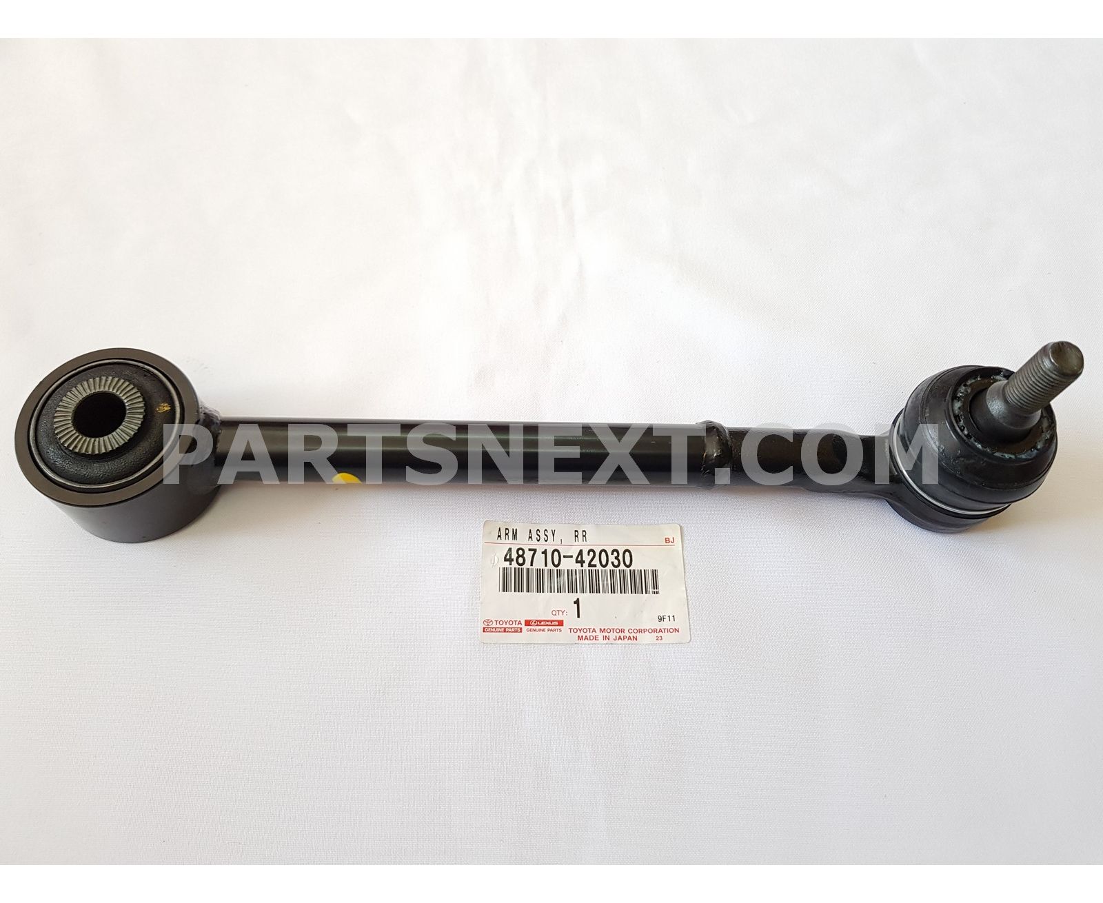 Toyota :: 48710-42030 ARM ASSY, REAR SUSPENSION, NO.1, RH/LH
