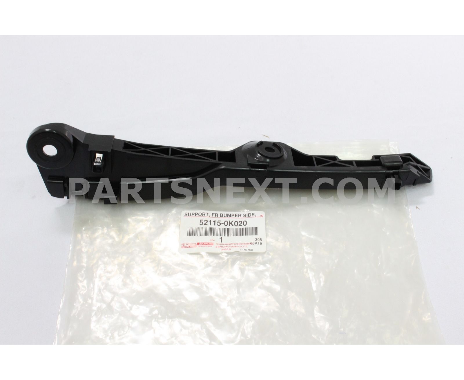 Toyota :: 52115-0K020 SUPPORT, FRONT BUMPER SIDE, RH