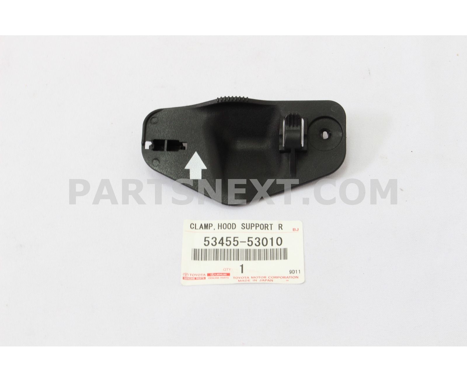 Toyota :: 53455-53010 CLAMP, HOOD SUPPORT ROD