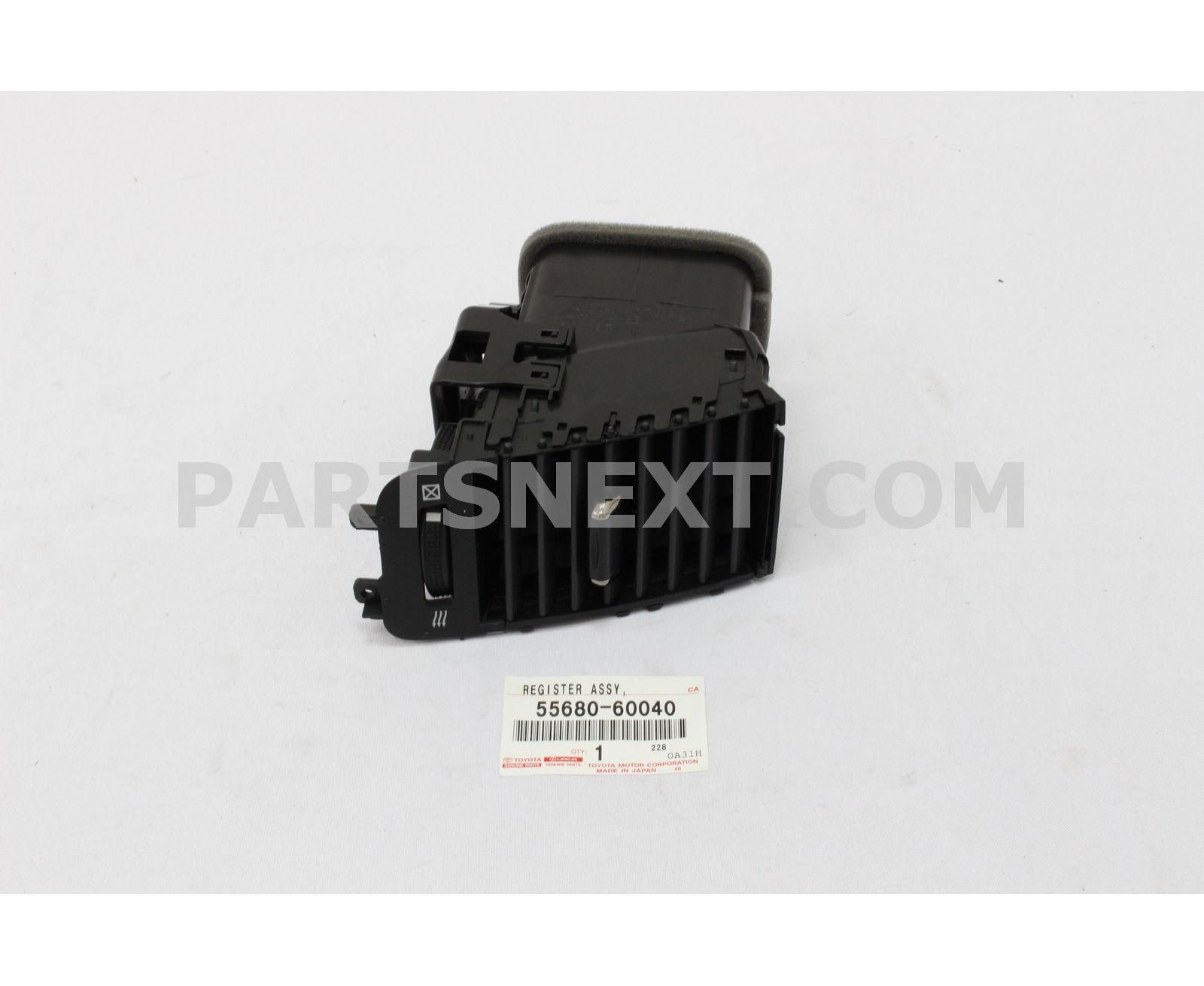 Toyota :: 55680-60040 REGISTER ASSY, INSTRUMENT PANEL, LOWER NO.1