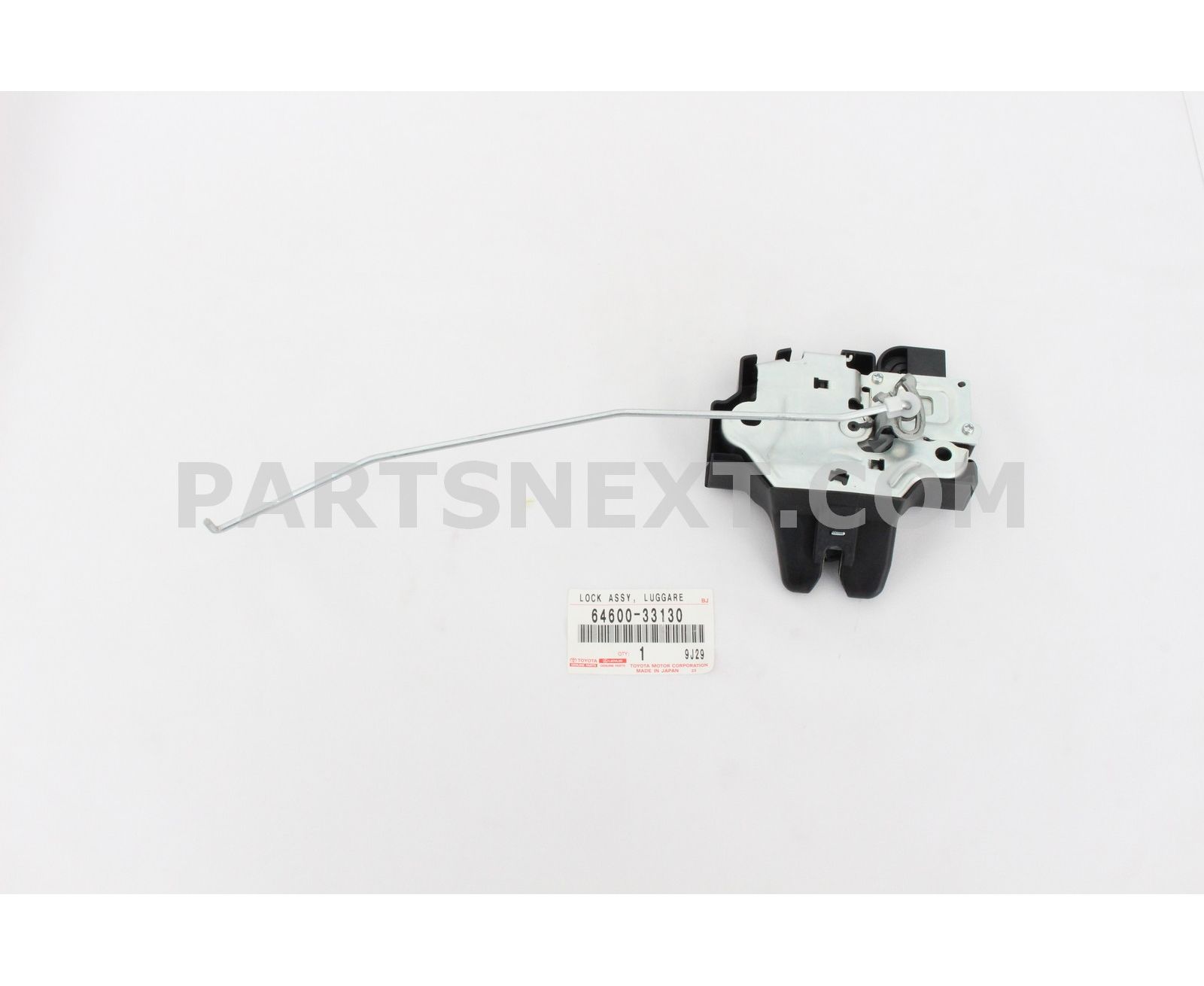 Toyota :: 64600-33130 LOCK ASSY, LUGGAGE COMPARTMENT DOOR