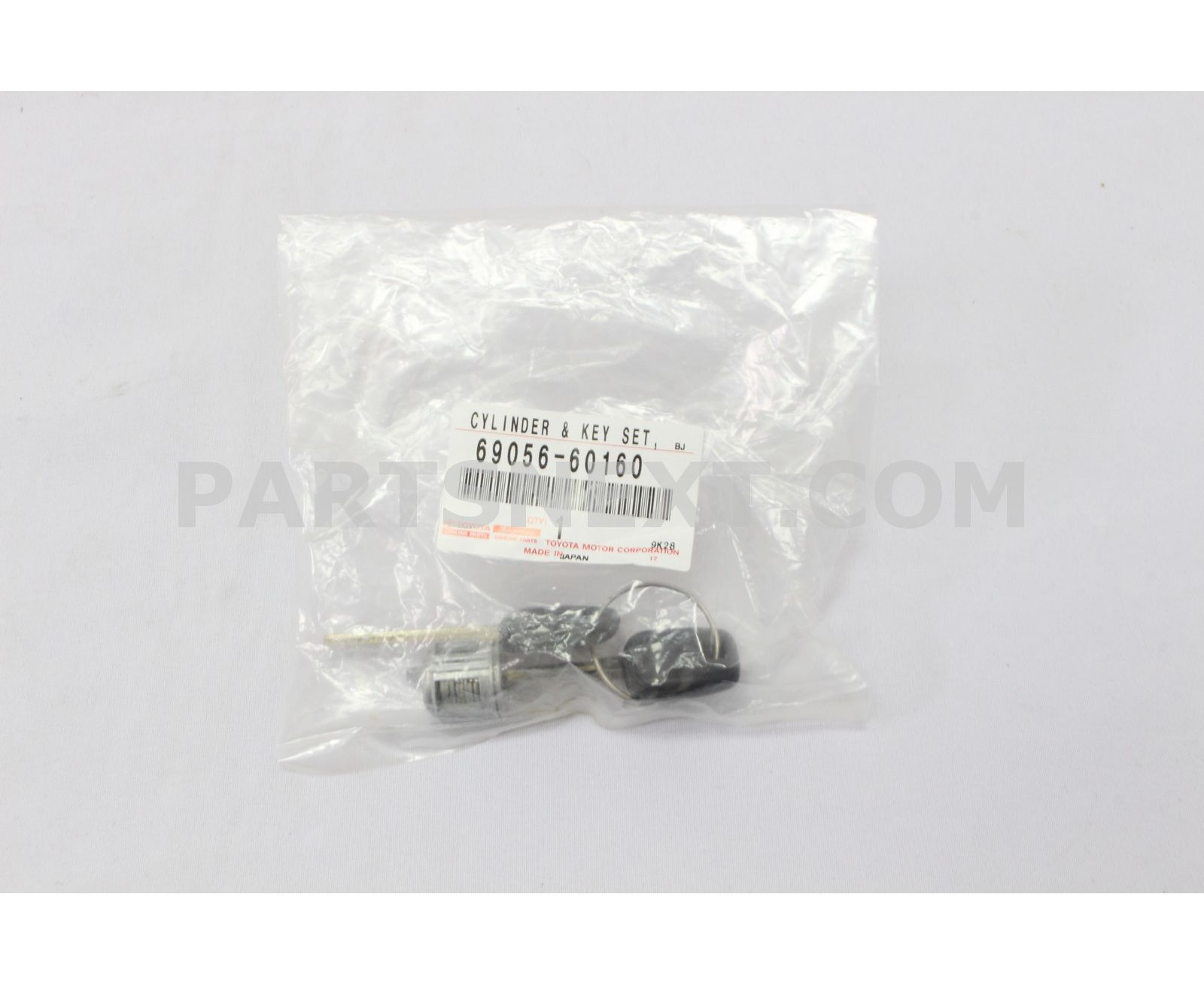 Toyota :: 69056-60160 CYLINDER & KEY SET, GLOVE COMPARTMENT LOCK