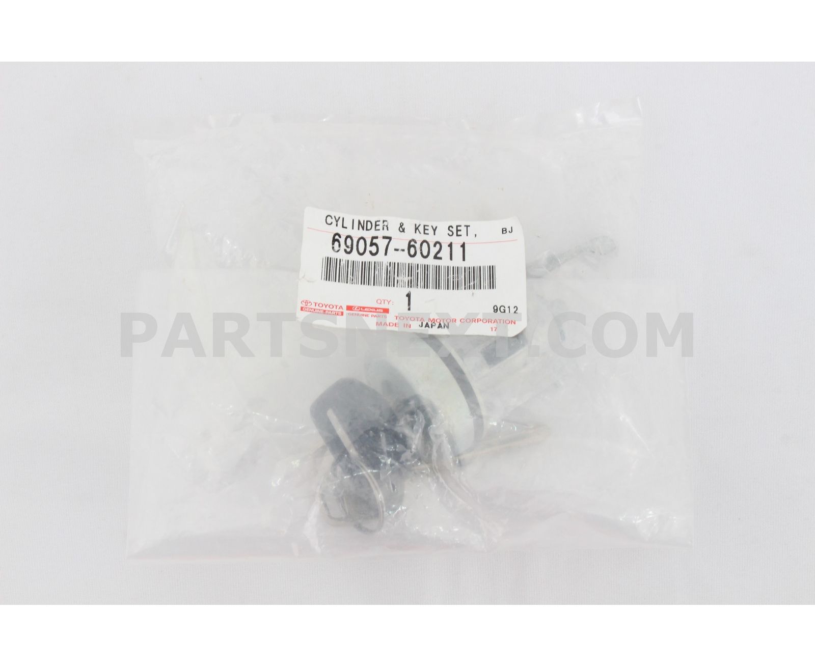 Toyota :: 69057-60211 CYLINDER & KEY SET, IGNITION SWITCH LOCK