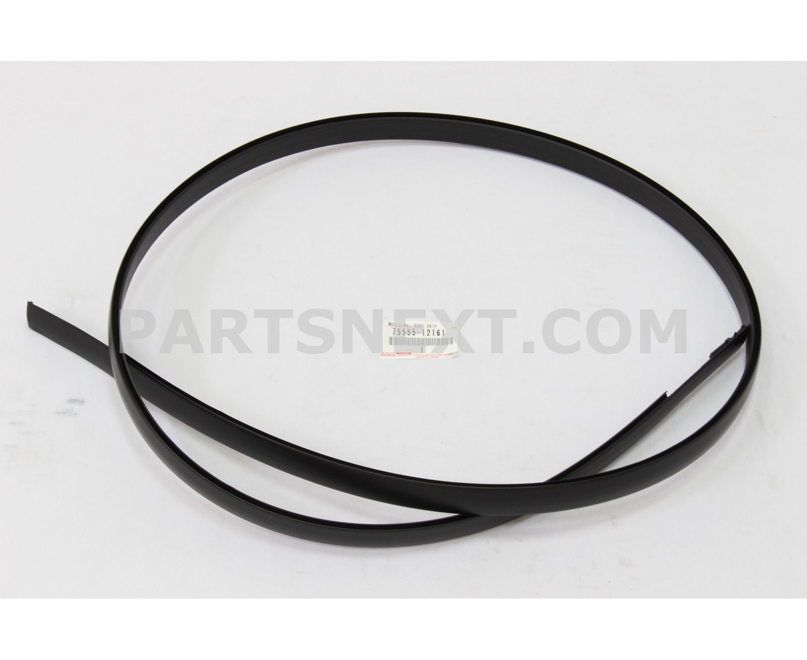 Toyota :: 75555-12161 MOULDING, ROOF DRIP SIDE FINISH, CENTER RH