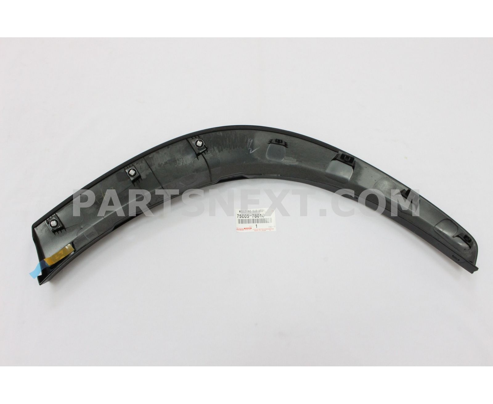 Toyota :: 75605-78010 MOULDING SUB-ASSY, QUARTER OUTSIDE, RH