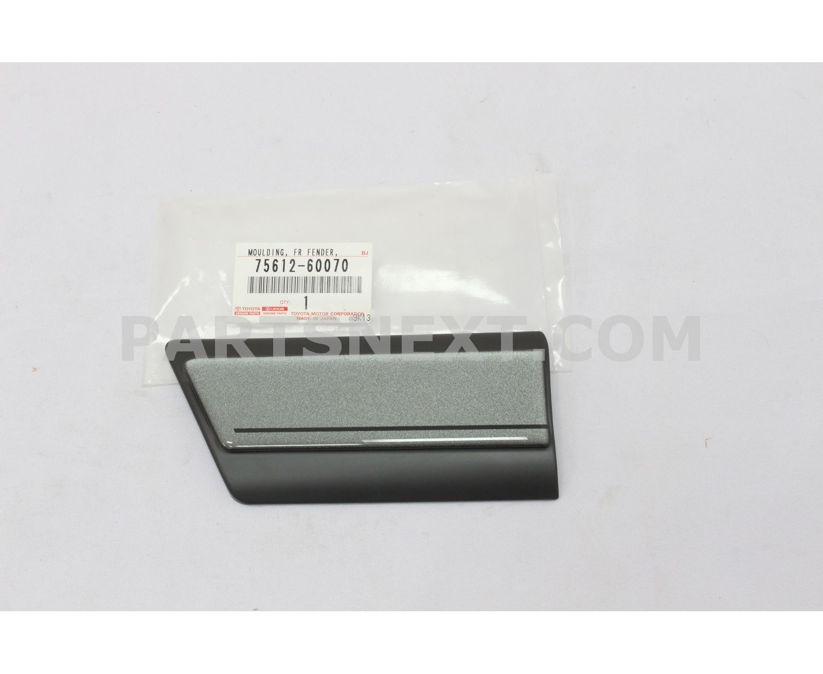 Toyota :: 75612-60070 MOULDING, FRONT FENDER, OUTSIDE LH