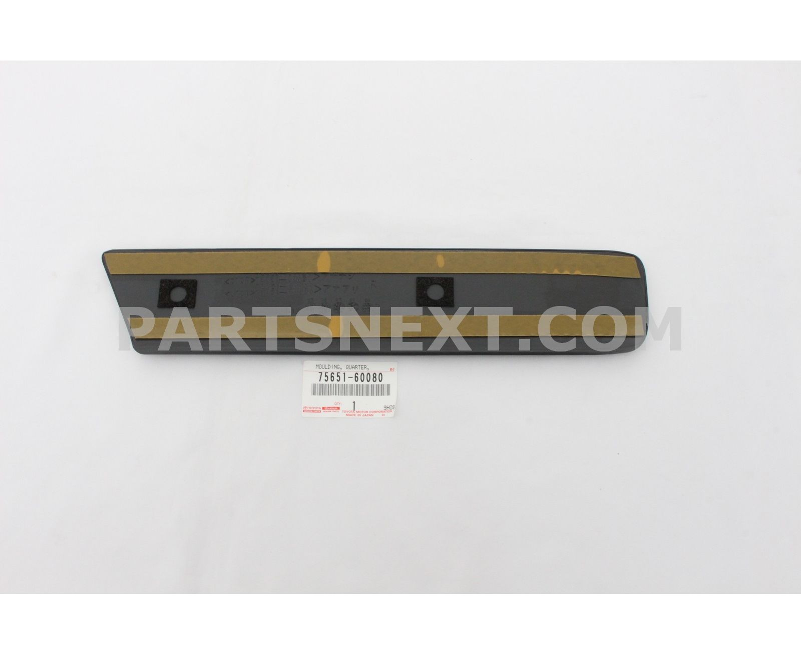 Toyota :: 75651-60080 MOULDING, QUARTER, OUTSIDE RH
