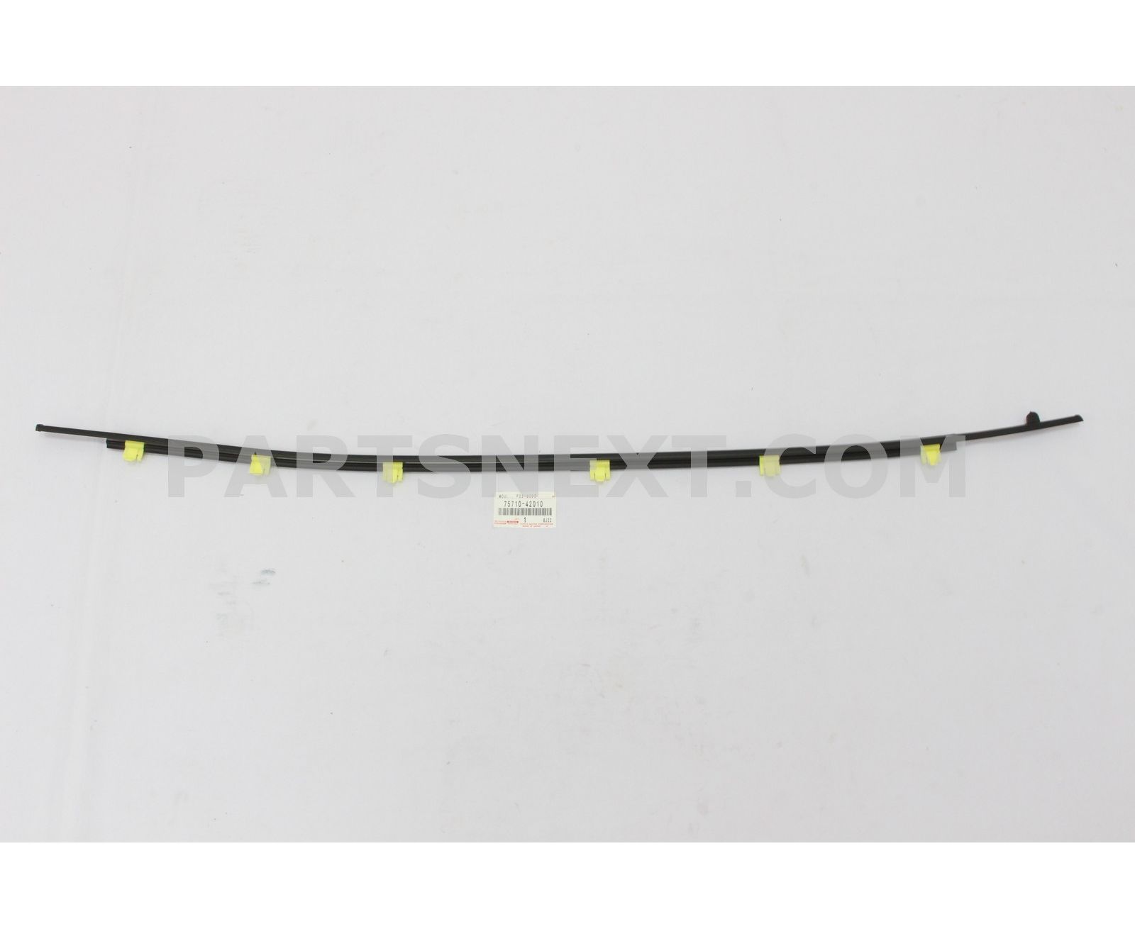 Toyota :: 75710-42010 MOULDING ASSY, FRONT DOOR BELT, RH