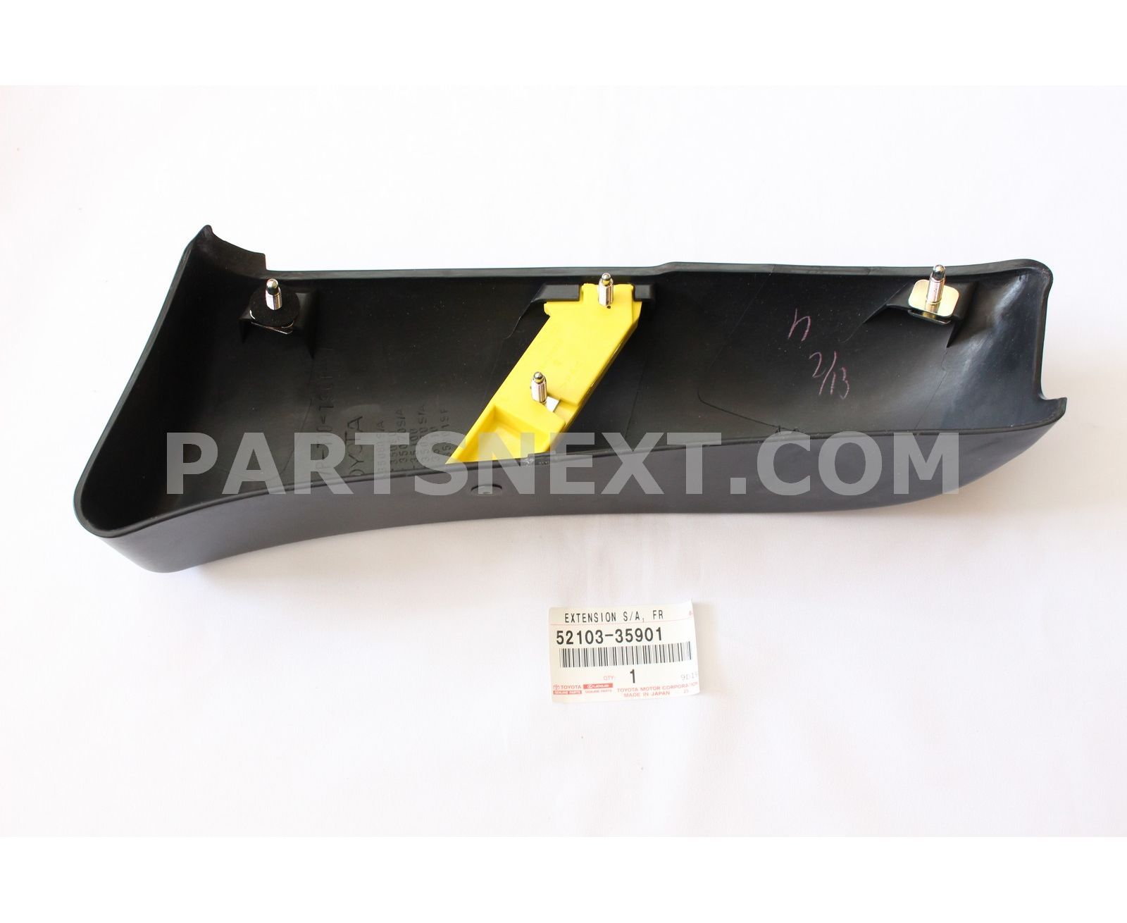 Toyota :: 52103-35901 EXTENSION, FRONT BUMPER, LH