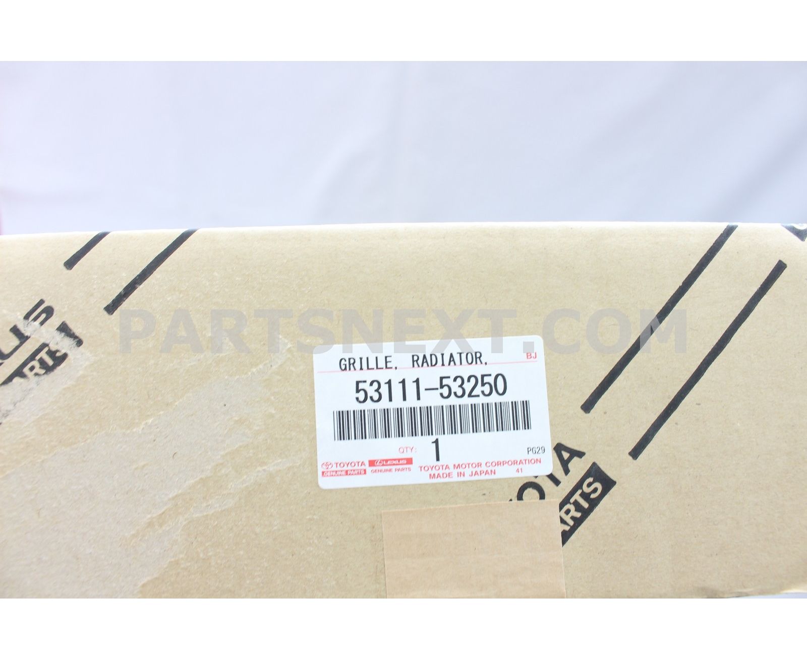 Toyota :: 53111-53250 MOULDING, RADIATOR GRILLE