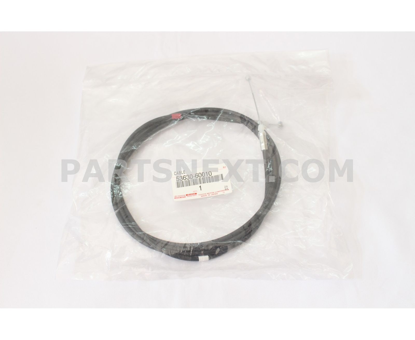 Toyota :: 53630-60010 CABLE ASSY, HOOD LOCK CONTROL