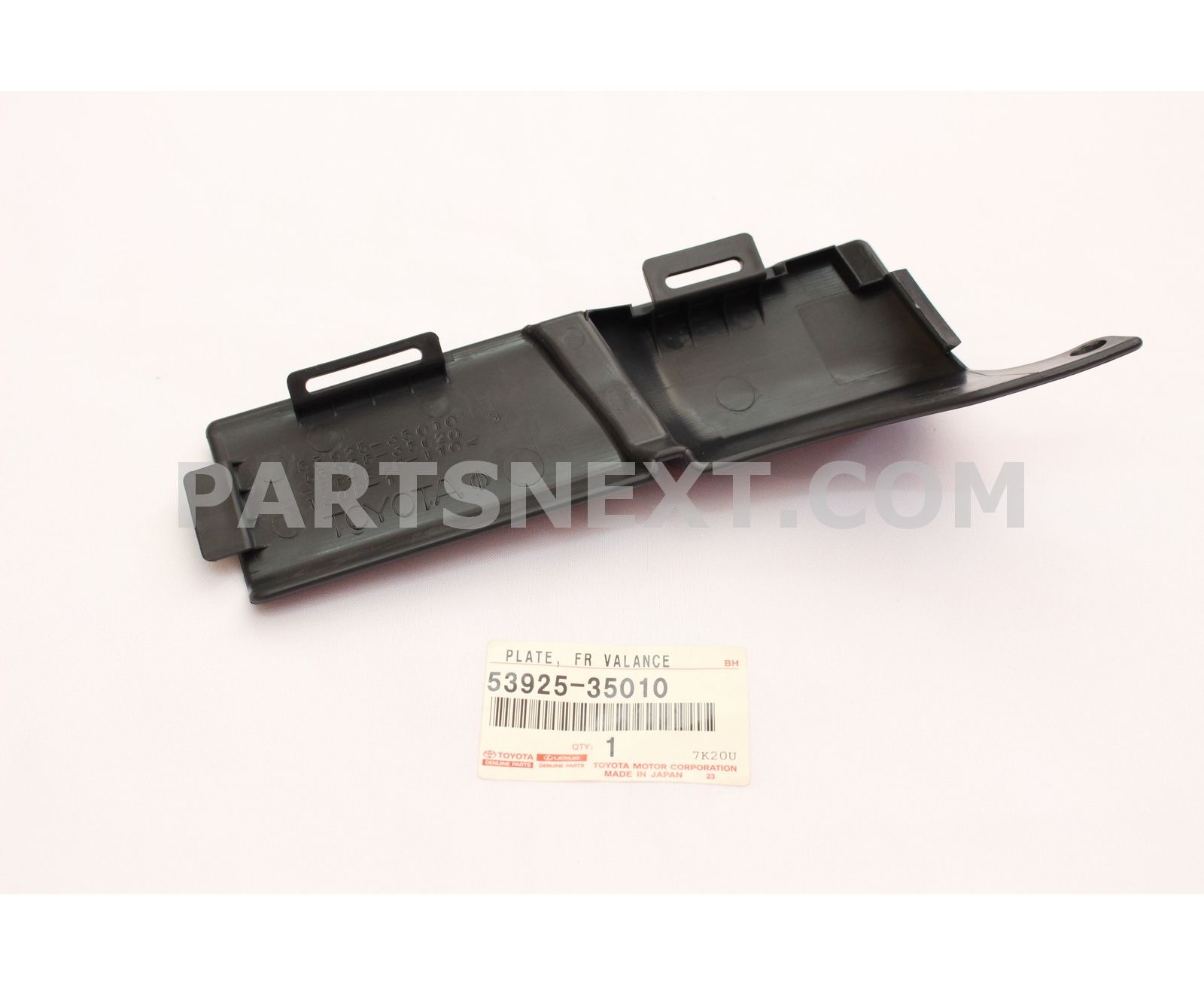 Toyota :: 53925-35010 PLATE, FRONT VALANCE PANEL, RH