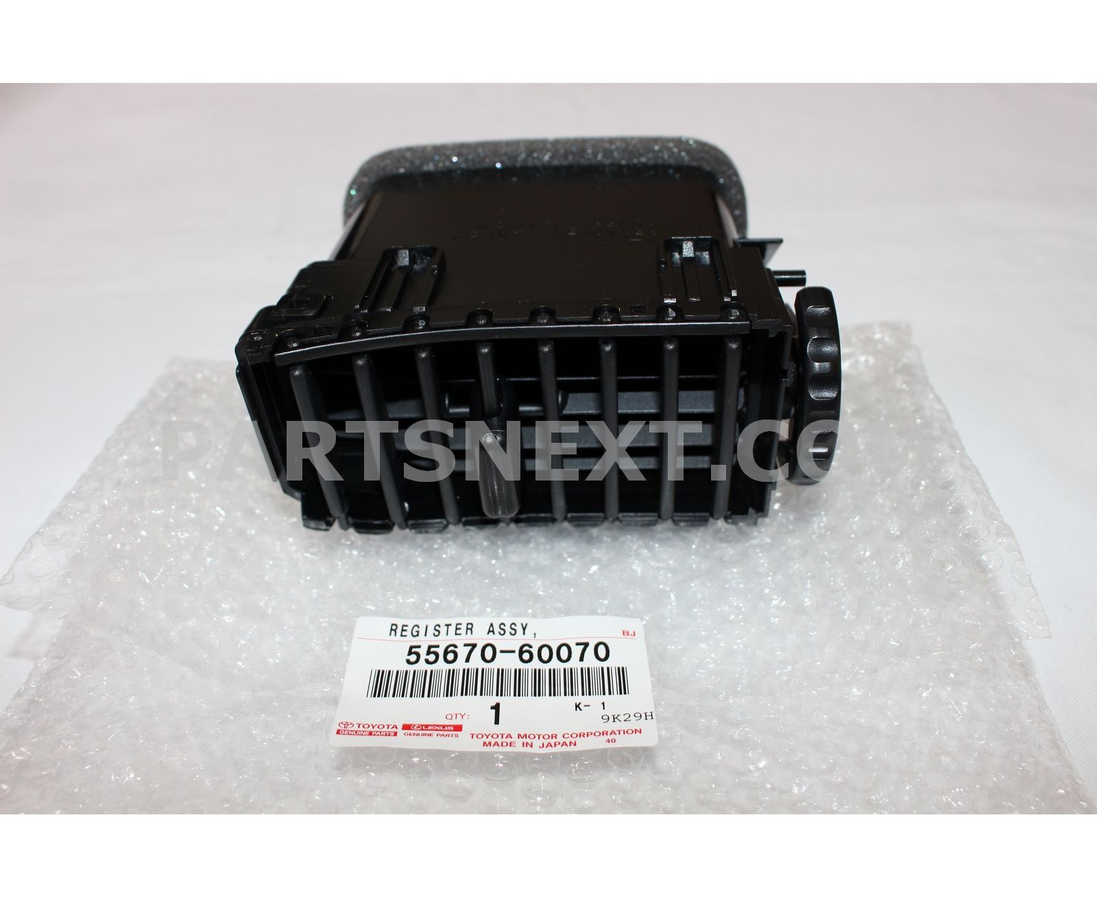 Toyota :: 55670-60070 REGISTER ASSY, INSTRUMENT PANEL, NO.3