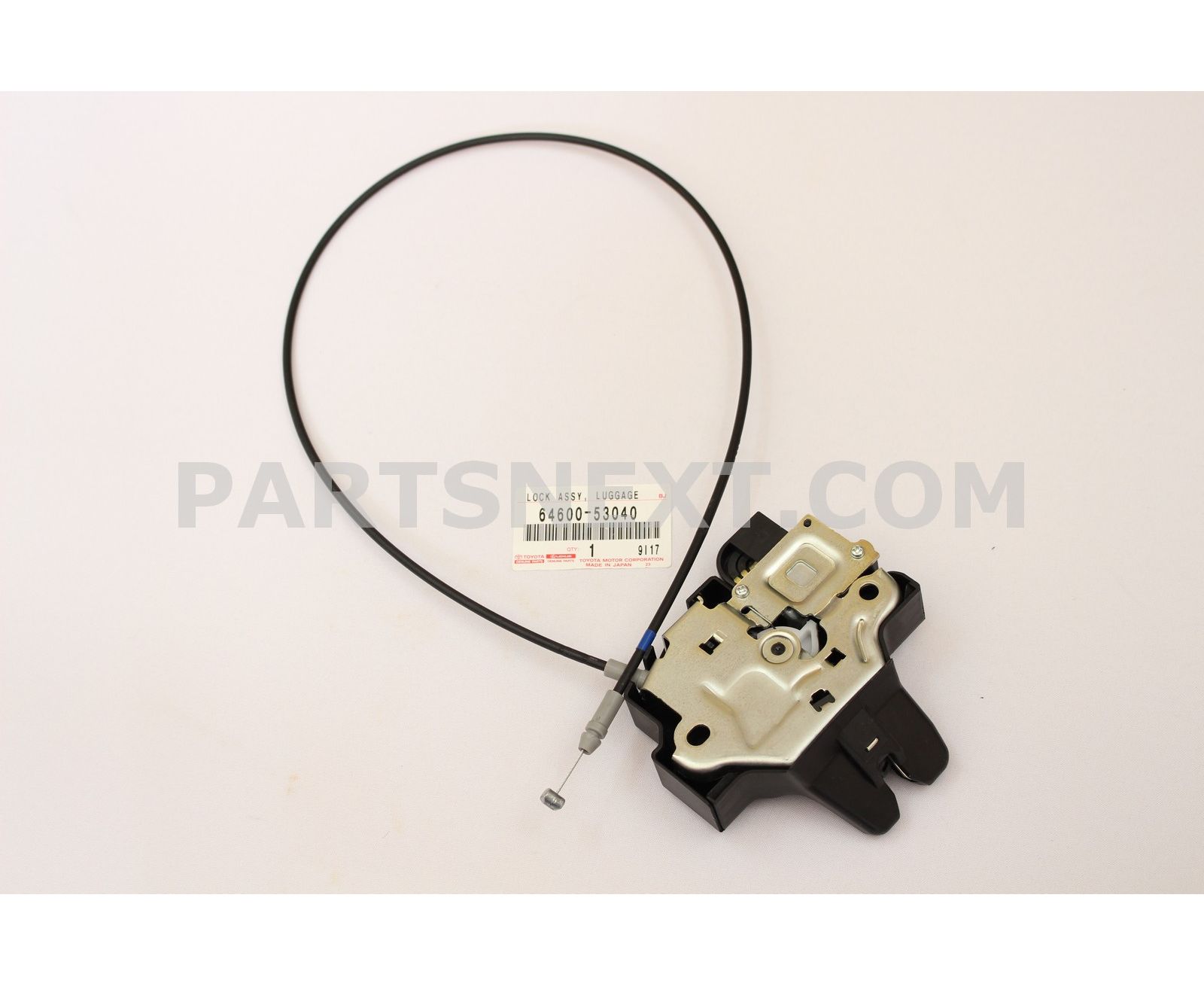 Toyota :: 64600-53040 LOCK ASSY, LUGGAGE COMPARTMENT DOOR