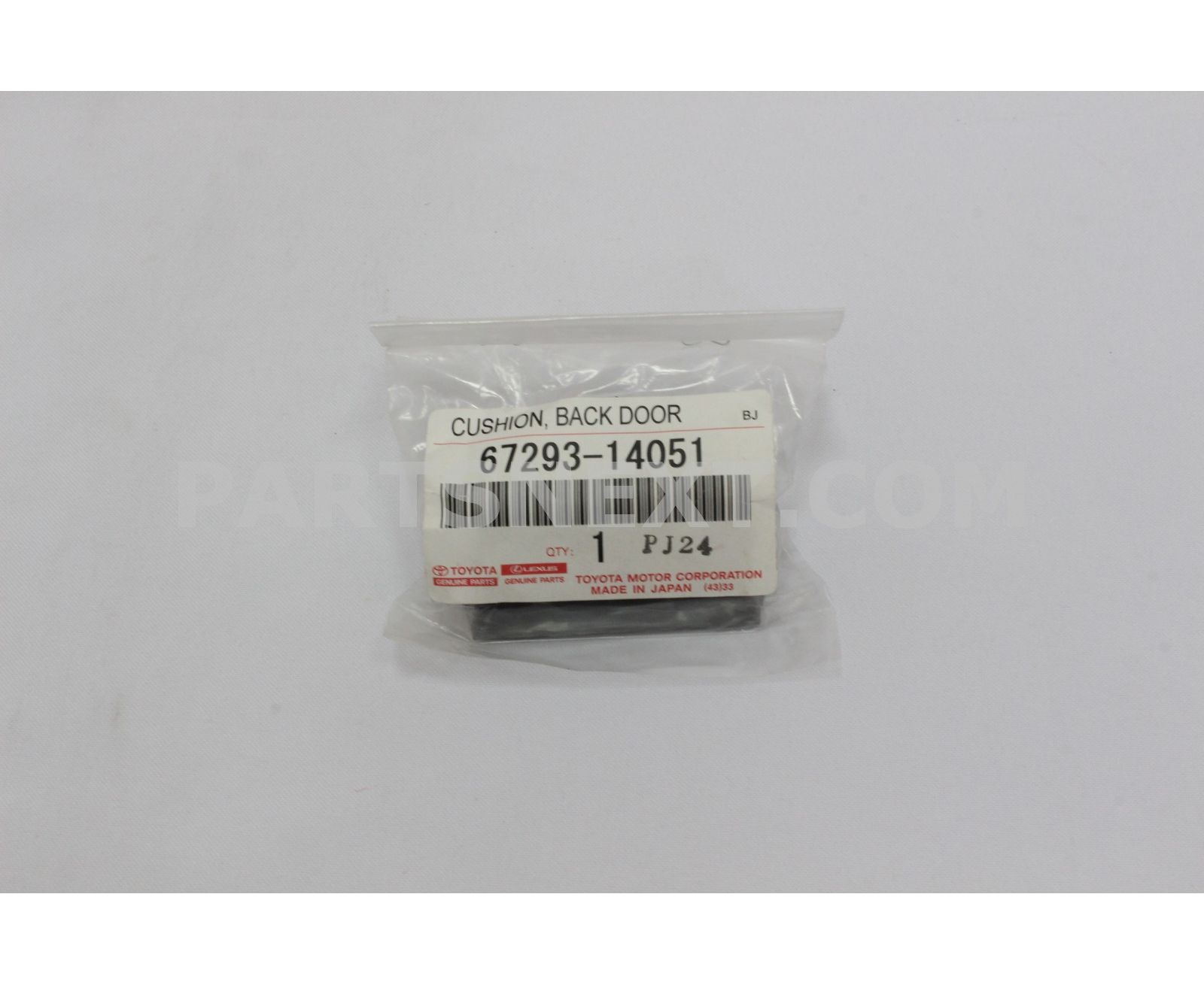 Toyota :: 67293-14051 CUSHION, BACK DOOR LOWER STOPPER