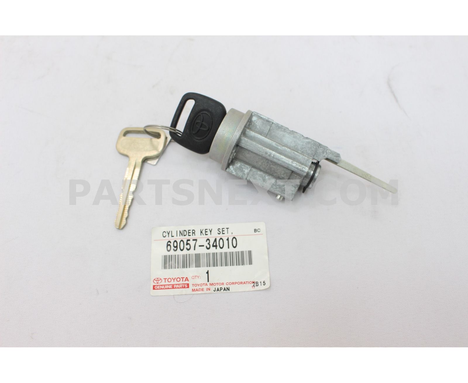 Toyota :: 69057-34010 CYLINDER & KEY SET, IGNITION SWITCH LOCK