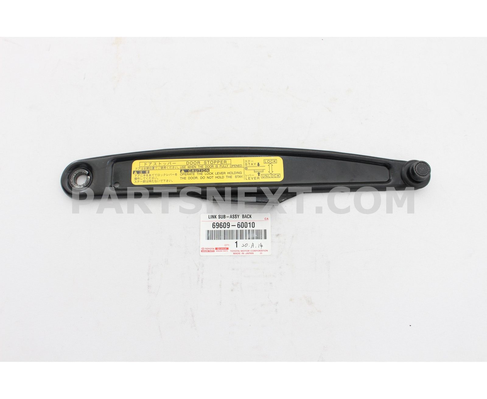 Toyota :: 69609-60010 LINK SUB-ASSY, BACK DOOR, LOWER