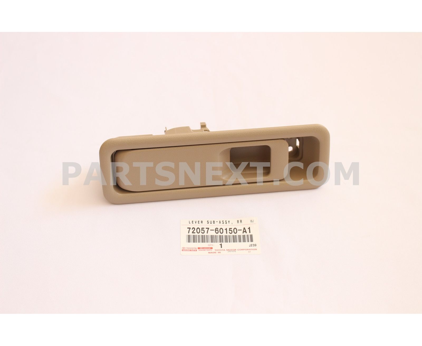 Toyota :: 72057-60150-A1 LEVER, REAR BACK LOCK CONTROL, CENTER